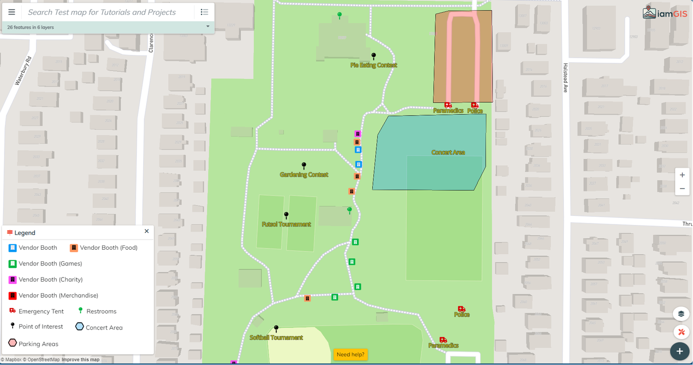 Enhancing Event Organization with iamGIS